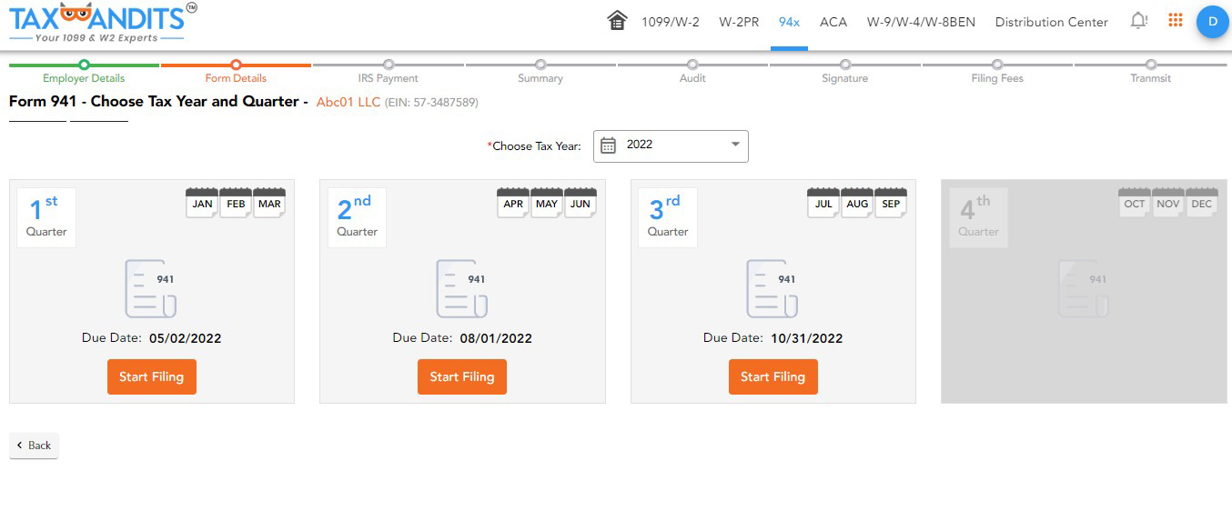Form 941 E-file Software: File 941 Online Now