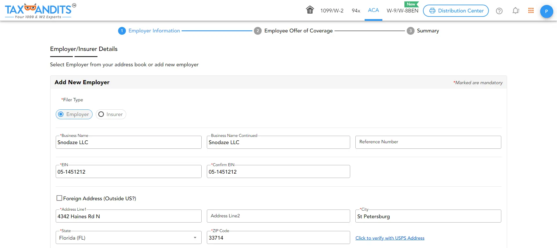 E-File Form 1095-B | How to File Form 1095-B Online for 2024
