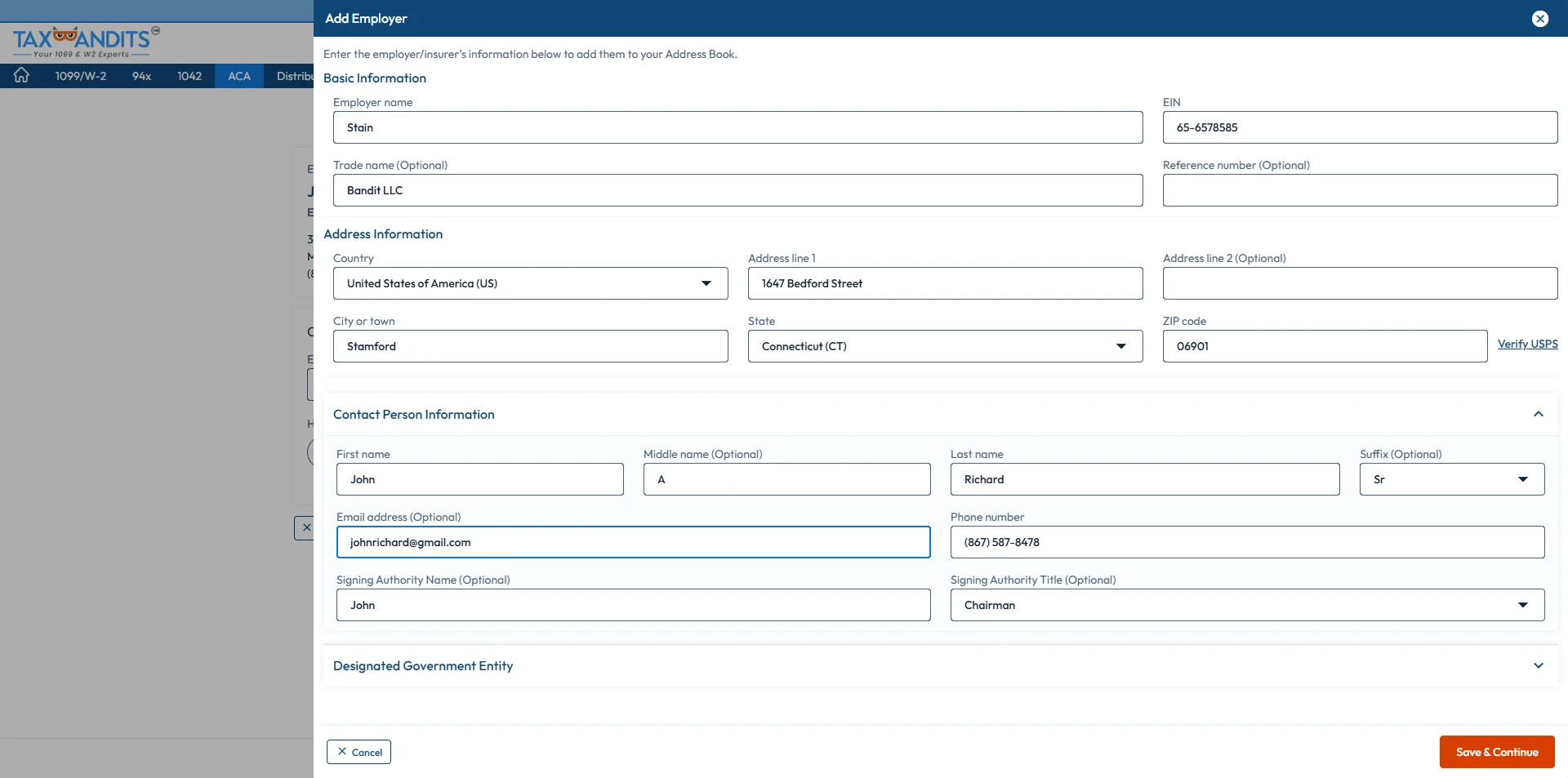 E-File Form 1095-B | How to File Form 1095-B Online for 2024
