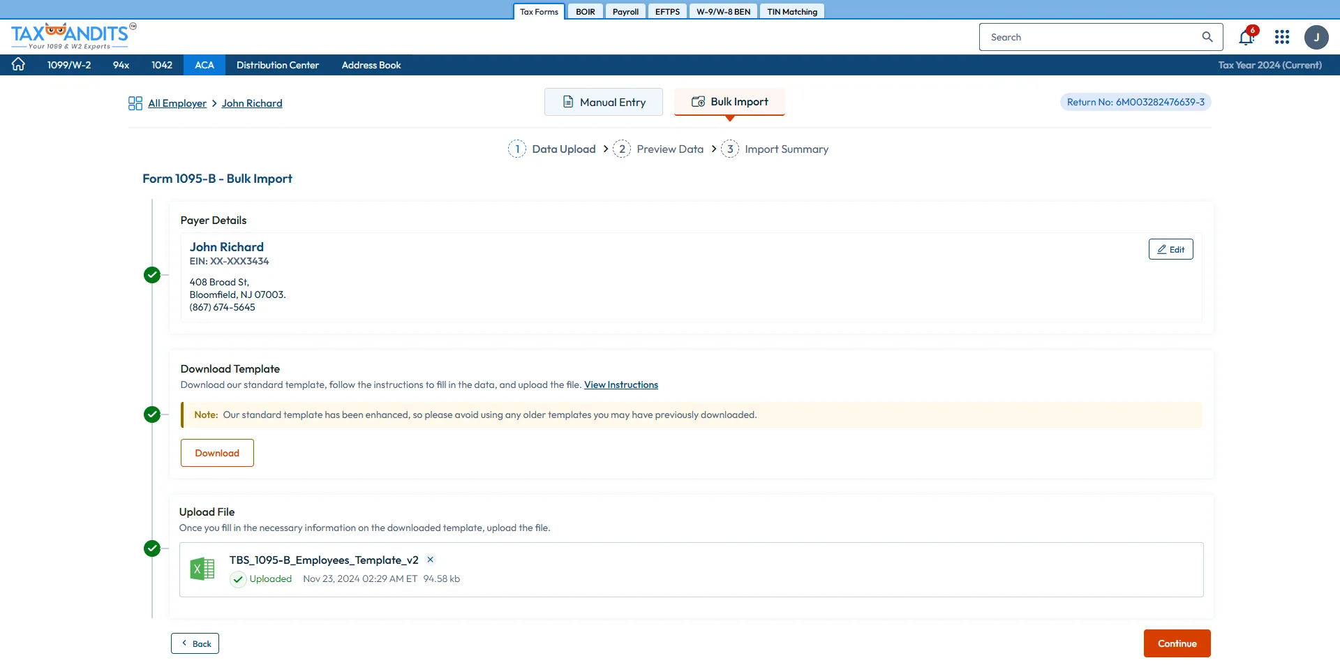 E-File Form 1095-B | How to File Form 1095-B Online for 2024