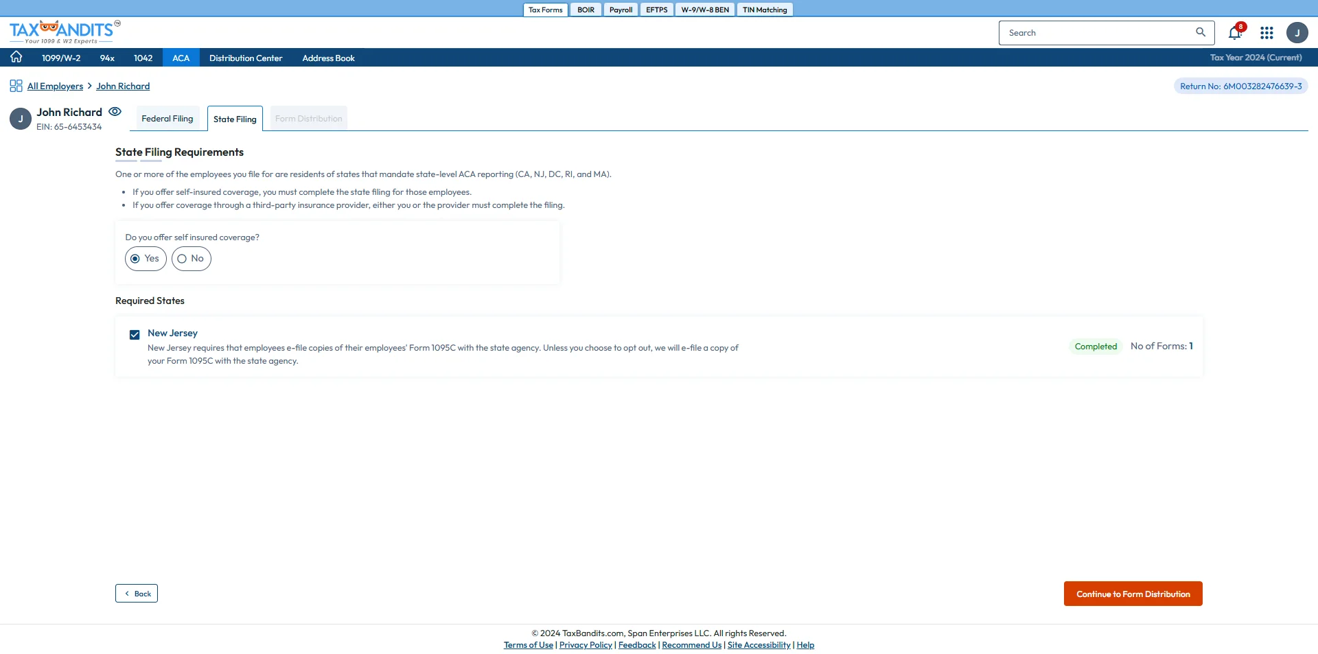 E-File Form 1095-B | How to File Form 1095-B Online for 2024