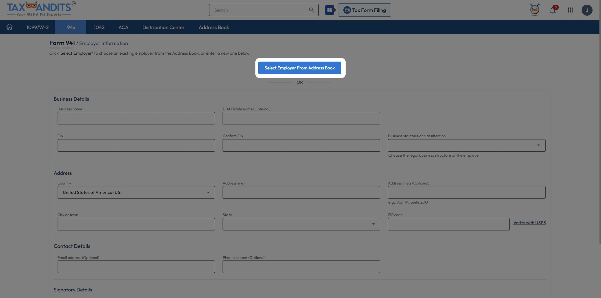 File 941 Online | E-File Form 941 in minutes