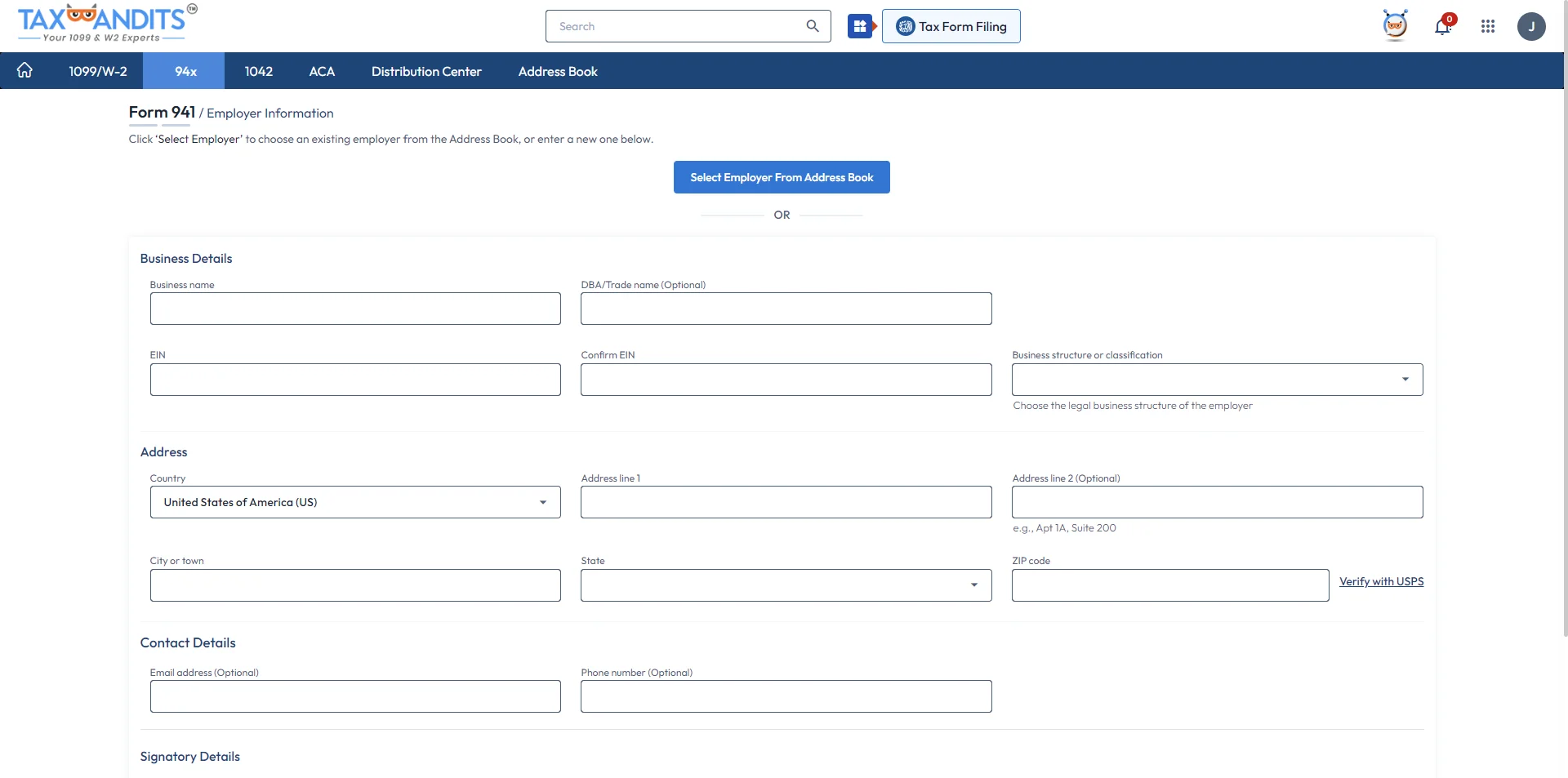 File 941 Online | How to E-file Form 941