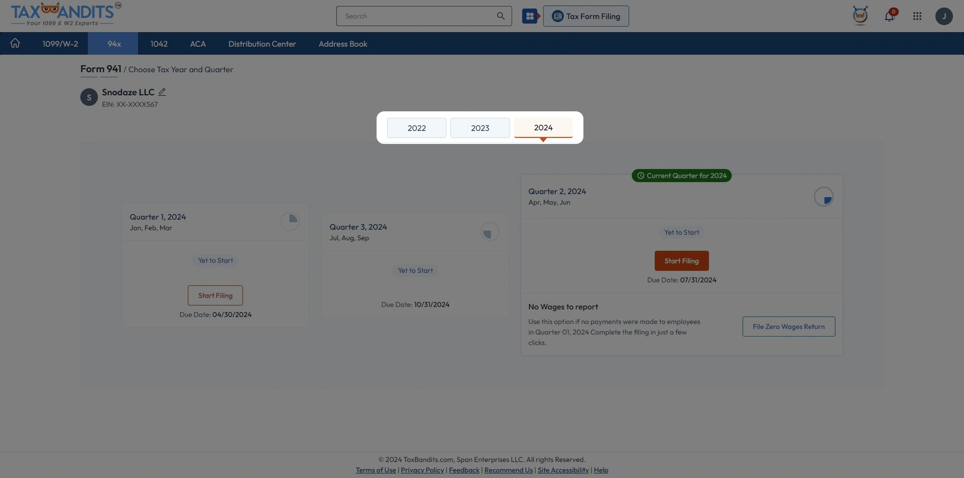 File 941 Online | E-File Form 941 in minutes