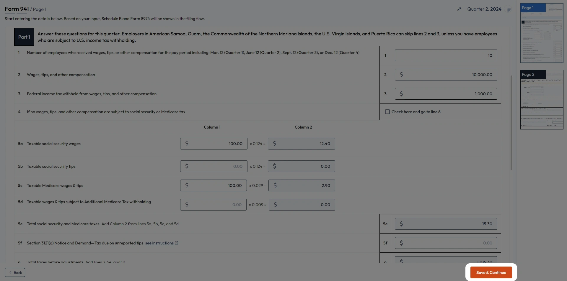 File 941 Online | E-File Form 941 in minutes
