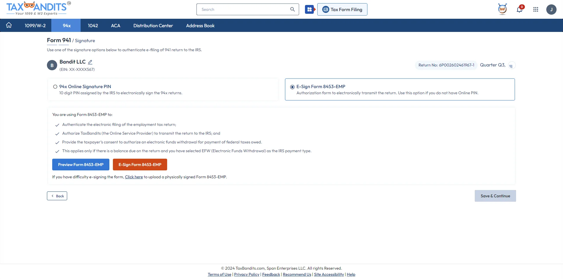 Form 941 E-file Software: File 941 Online Now