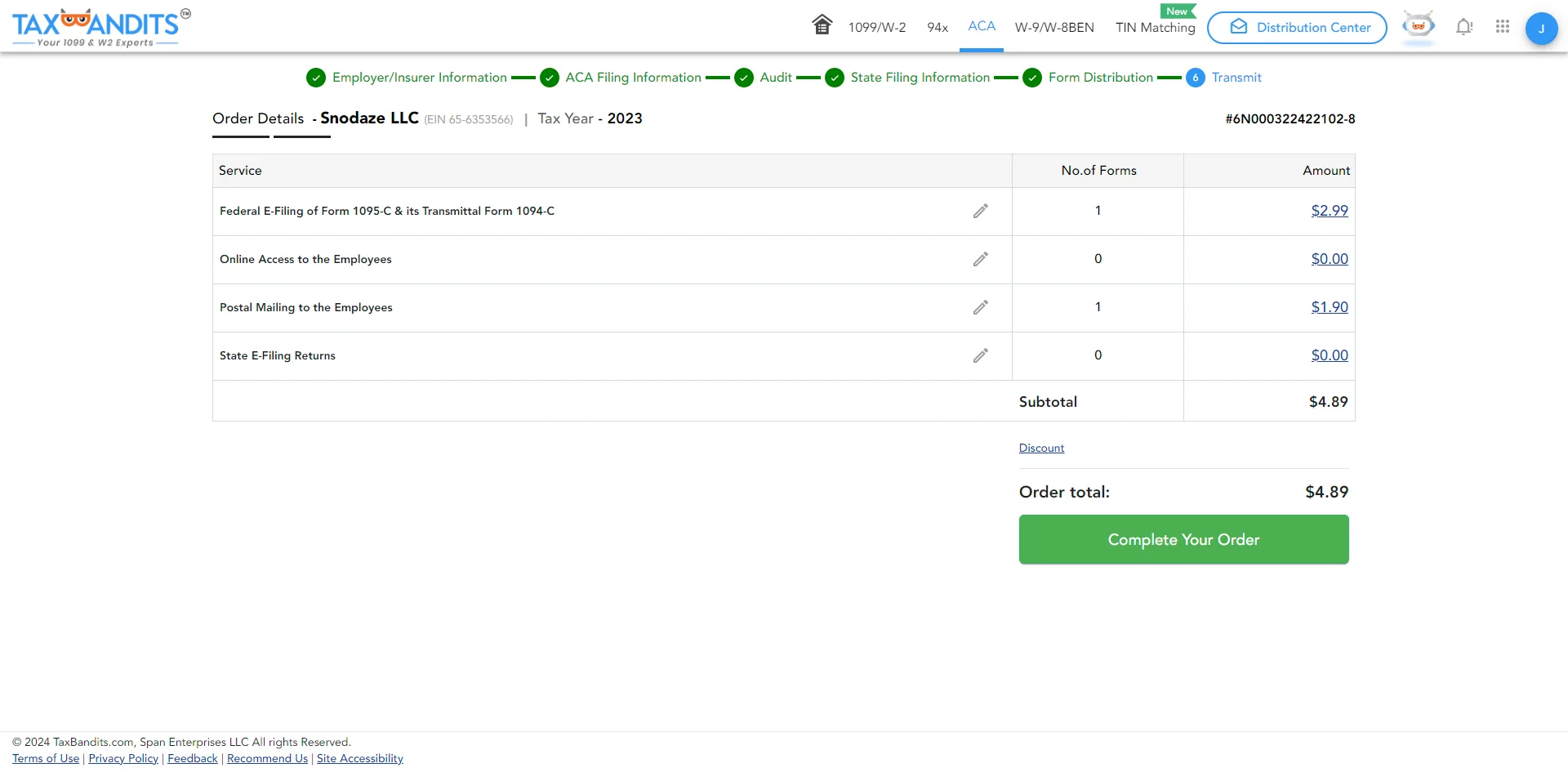 E-file ACA Corrections Form 1095-B/C & 1094 | ACA Corrections Online