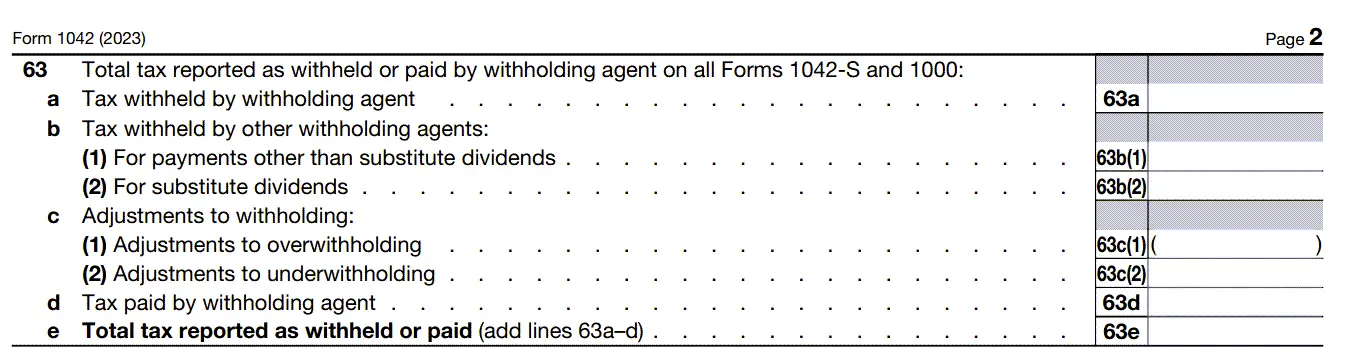 Form 1042 Instructions for 2024 | How to fill out Form 1042