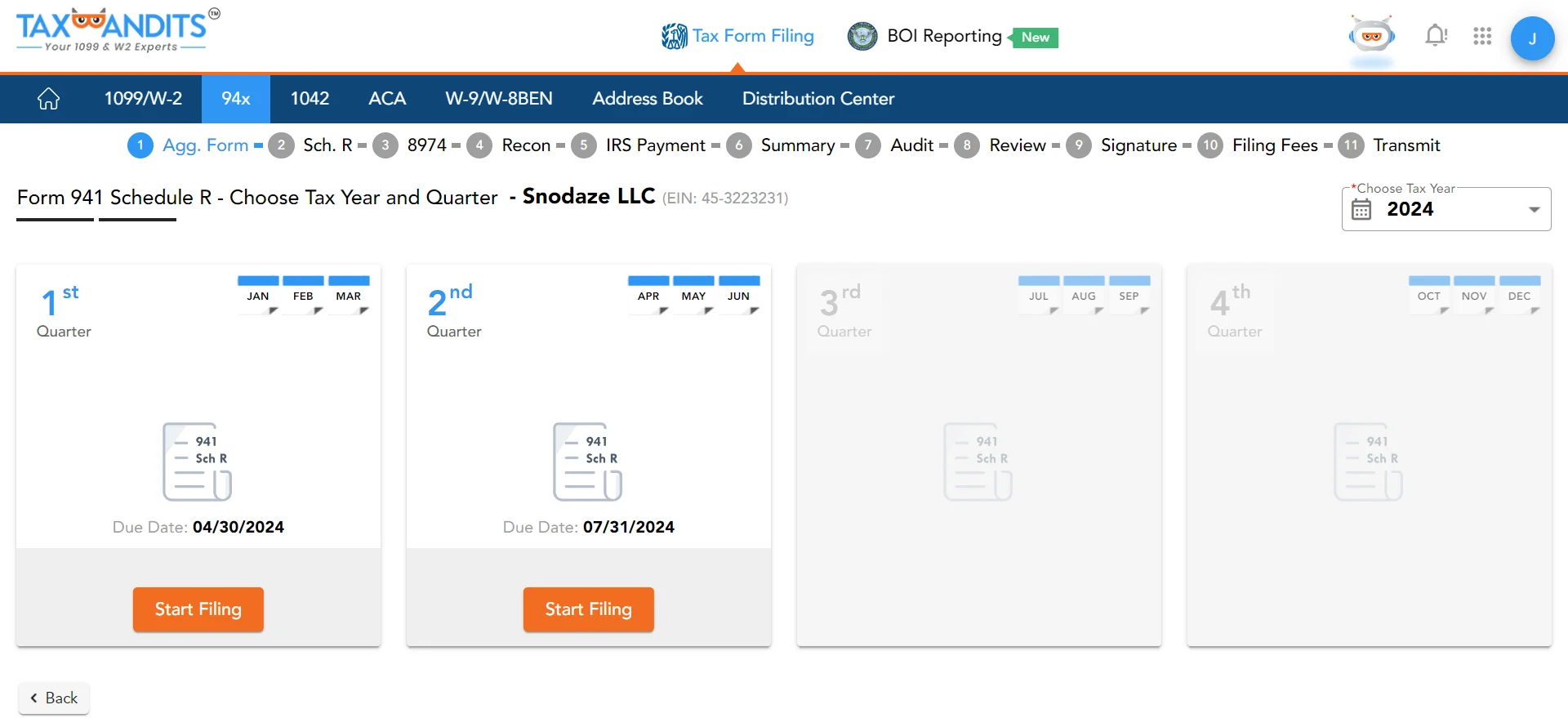 E-File 941 Schedule R | Aggregate Form 941 Schedule-R for 2024 & 2023