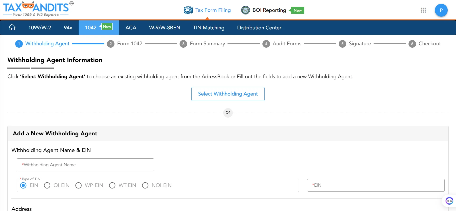 Form 1042 Electronic Filing | File 1042 Online for 2023