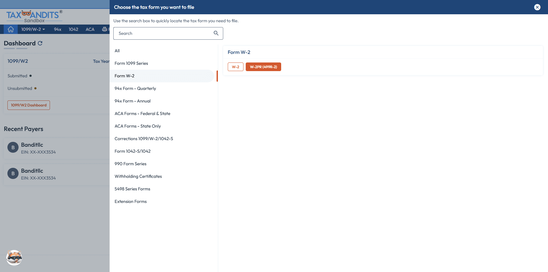 Presentación electrónica W-2PR | W2 Puerto Rico
