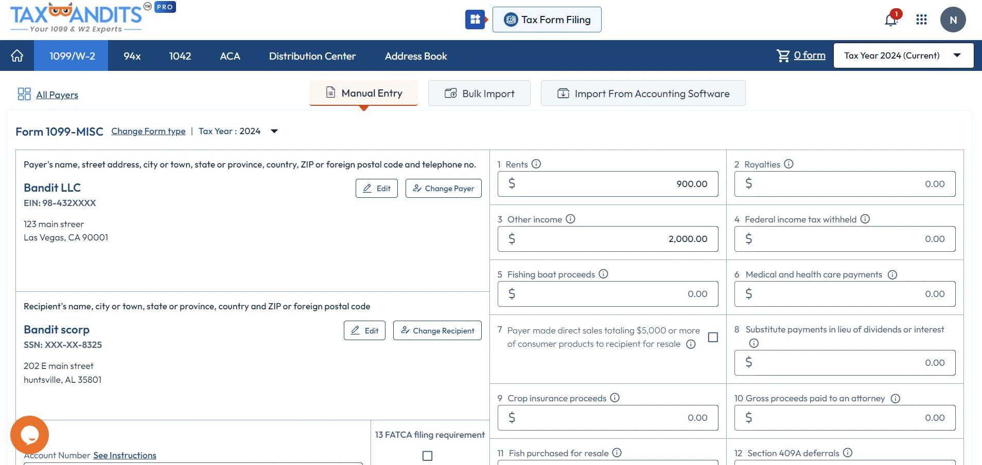 File 1099 MISC Online | How to E-file Form 1099 MISC for 2024