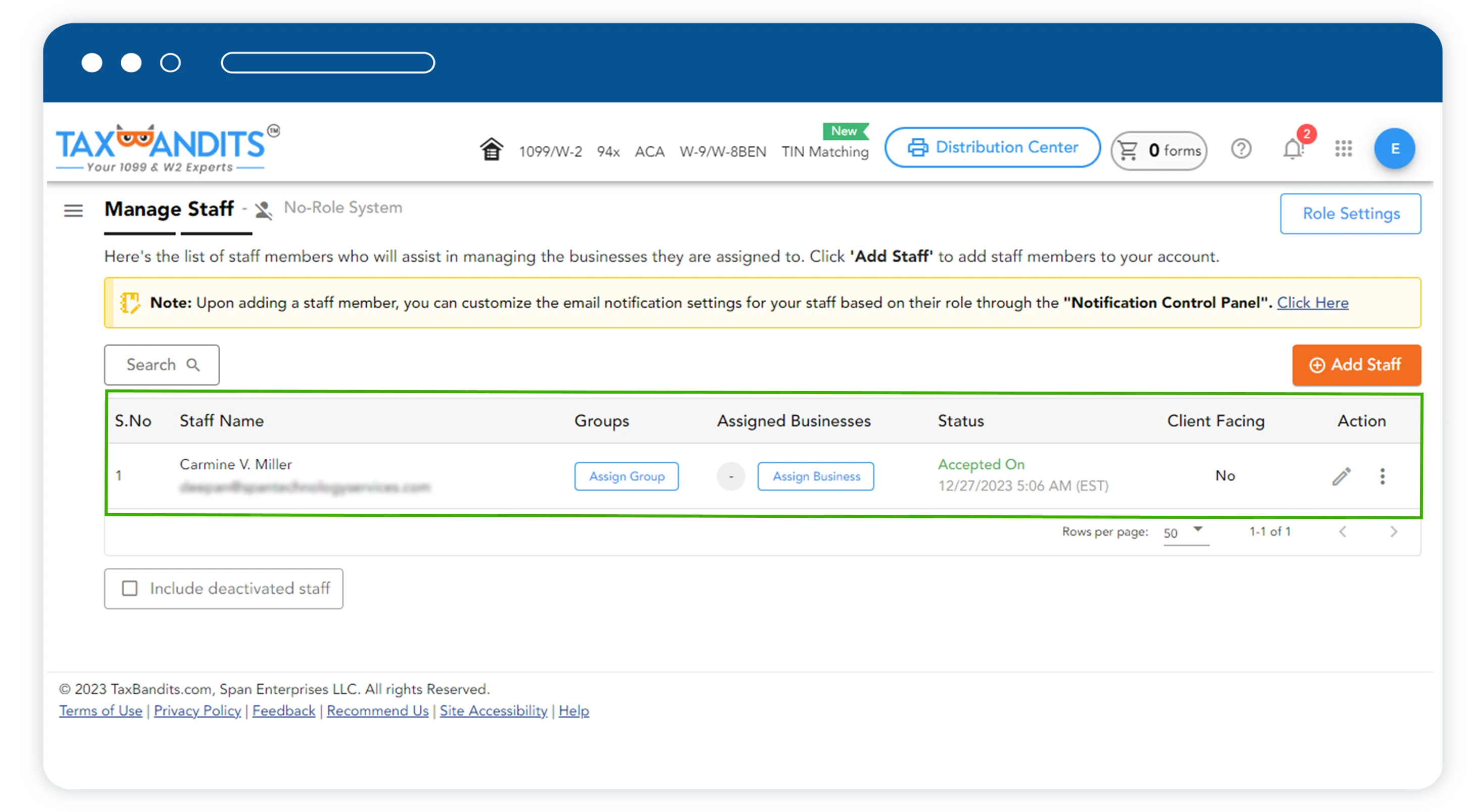 TaxBandits Exclusive Team Management Feature For Tax Pro’s