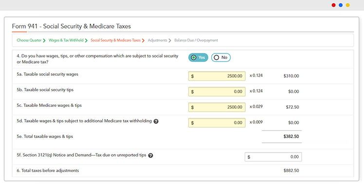 File 941 Online | E-file 941 for $4.95 | IRS Form 941 for 2021